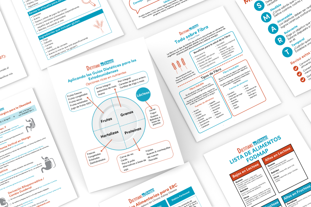 All-In-One Infographics Bundle | Spanish – Dietitians On Demand